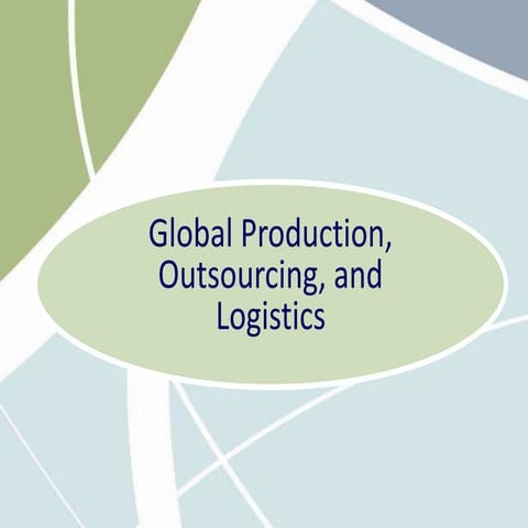 International Business- Global production slides | PPTX