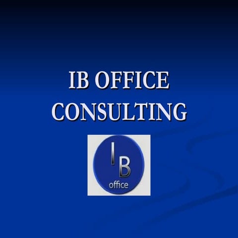 IB-OFFICE CONSULTING PRÄSENTATION TÜRKISCH.ppt