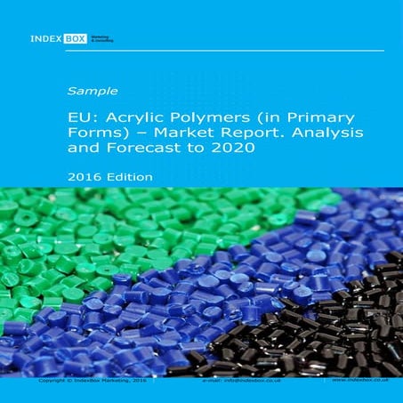 EU: Acrylic Polymers (in Primary Forms) – Market Report. Analysis and ...