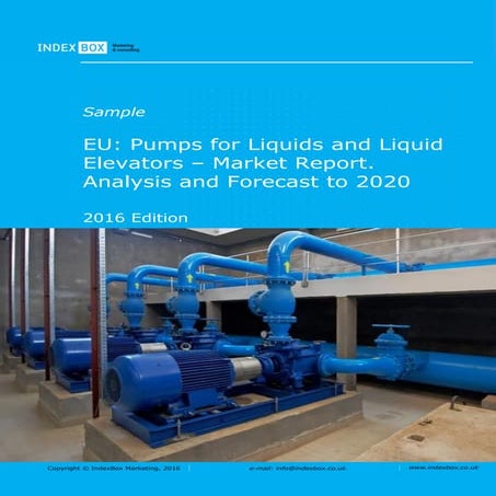 EU: Pumps For Liquids And Liquid Elevators - Market Report. Analysis ...