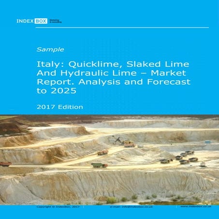 Italy: Quicklime, Slaked Lime And Hydraulic Lime - Market Report ...