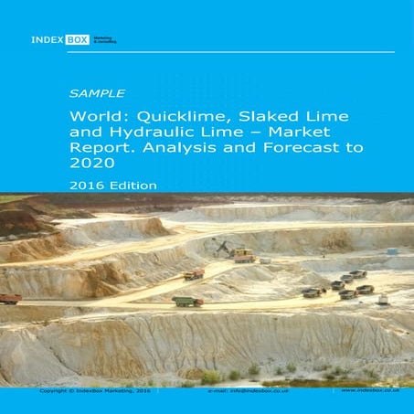 World: Quicklime, Slaked Lime And Hydraulic Lime - Market Report ...