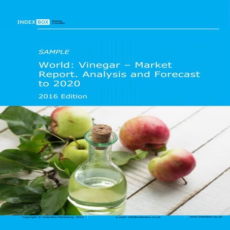 World: Vinegar - Market Report. Analysis and Forecast to 2020 | PDF