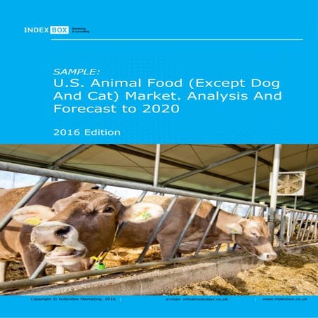 U.S. Animal Food (Except Dog And Cat) Market. Analysis And Forecast to ...