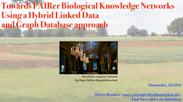 Towards Fairer Biological Knowledge Networks Using A Hybrid Linked Data