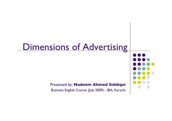 Advertising Management | PPT
