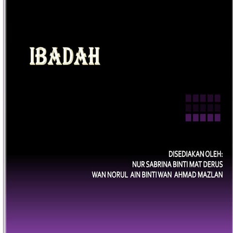 Ibadah | PPTX