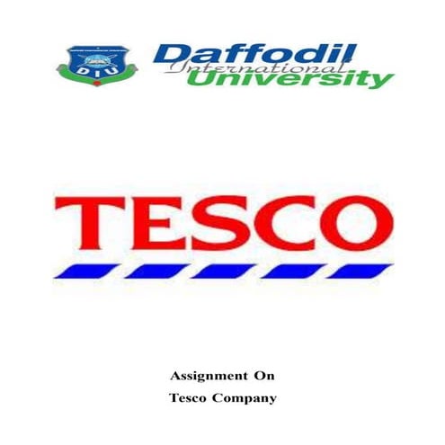 Business Transformation: Tesco | PDF