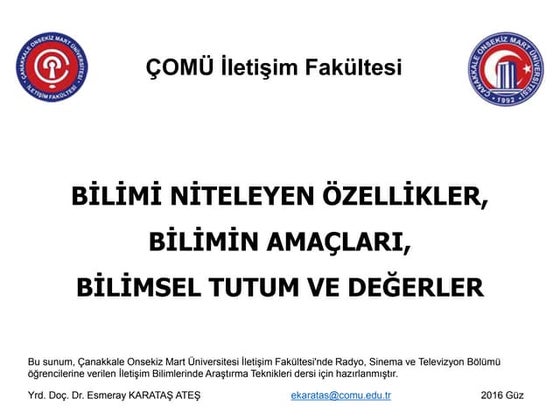 Yüksek Lisans Tez Savunmasına Davet | PPT