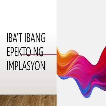 Epekto Ng Implasyon Ang Bayan Ngayon » Presyo Ng Mga Pangunahing