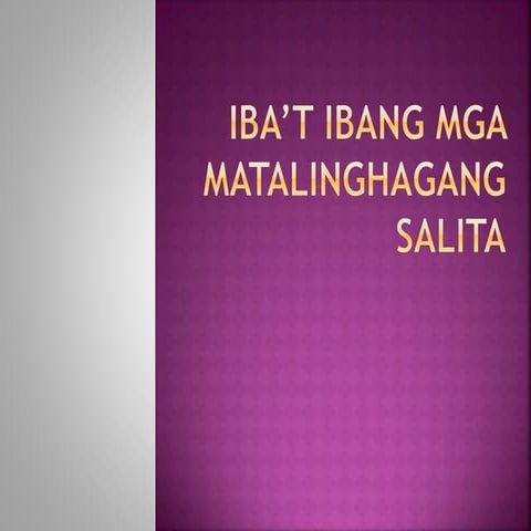 Paghihimig, Pag-uulit, Pagdaramdam, Pagtawag | PPTX