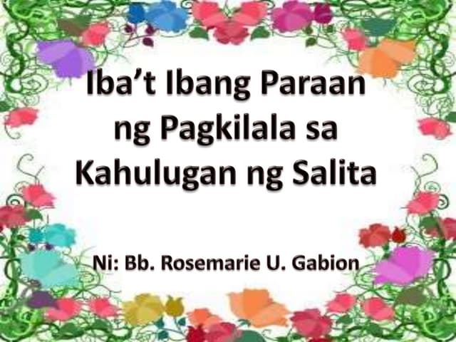 Pamantayan at mekaniks sa debate | DOC