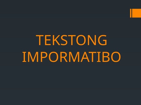 Module 1-Uri ng Teksto-Pagbasa at Pagsulat | PPTX