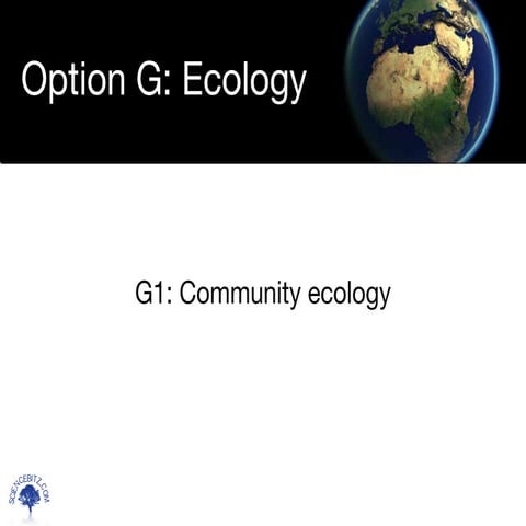 Ib biology g1 communities | PDF | Zoos & Aquariums | Attractions
