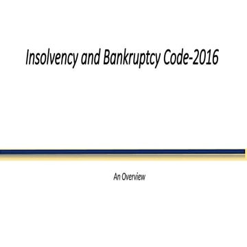Insolvency and Bankruptcy Code laws.pptx