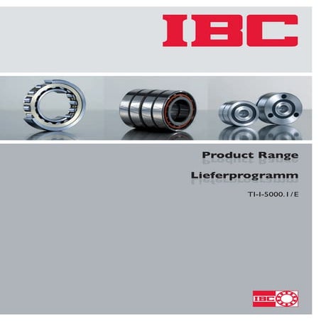 Ibc precision bearings | PDF