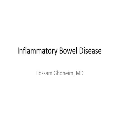 Inflammatory Bowel Disease | PPT