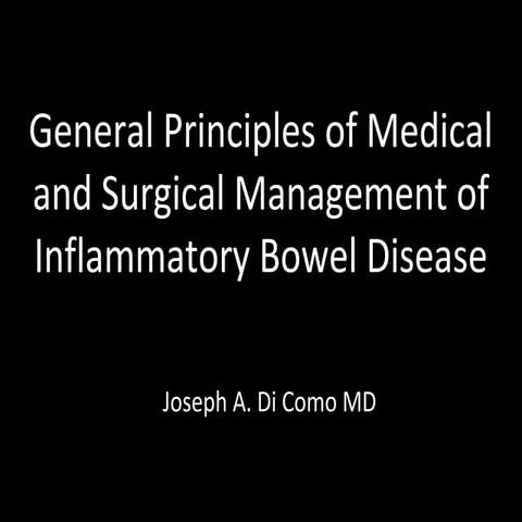 Inflammatory Bowel Disease (Crohns disease and ulcerative colitis) | PPT