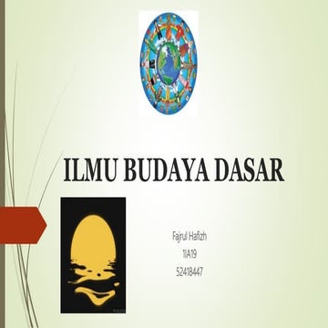 Ilmu Budaya Dasar | PPTX