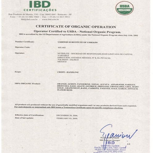 Ibd 2009 mexico_certificate_(1) | PDF