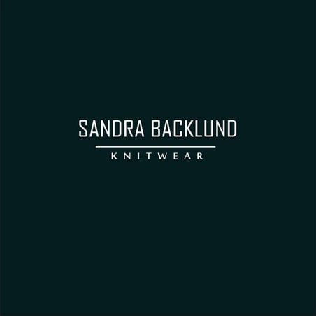 Sandra backlund knitwear | PDF