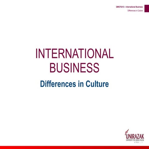 International Business_Differences in Culture.pptx