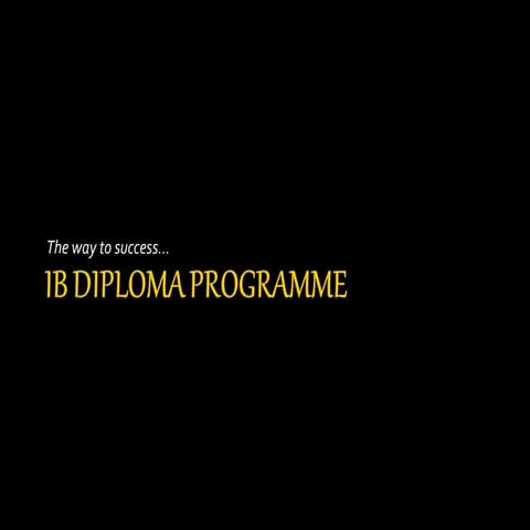 Ib diploma | PPT