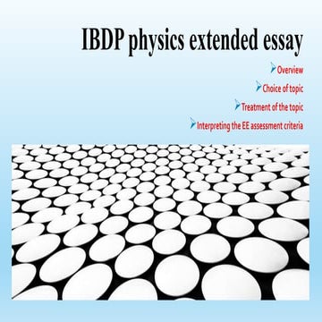 Ibdp physics exetended essay and army ppt.pptx