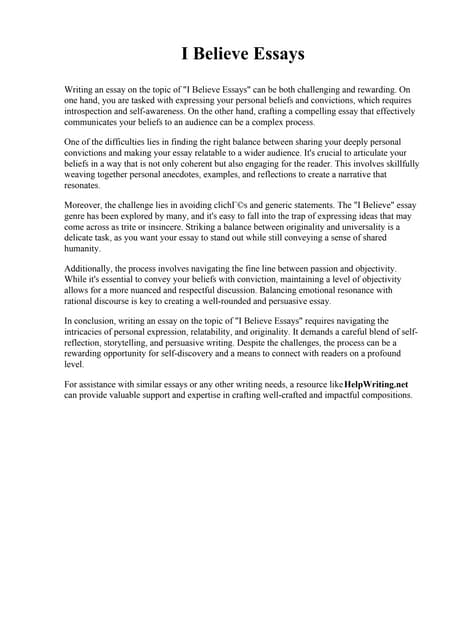 This I Believe Essay Examples.pdf