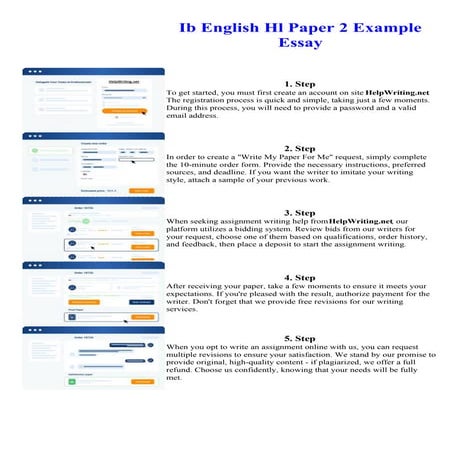 Ib English Hl Paper 2 Example Essay | PDF