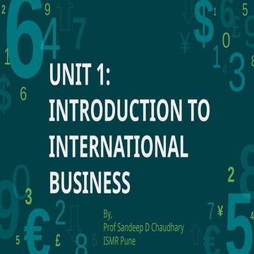 IBE_Unit 1 Introduction to International Business.pptx