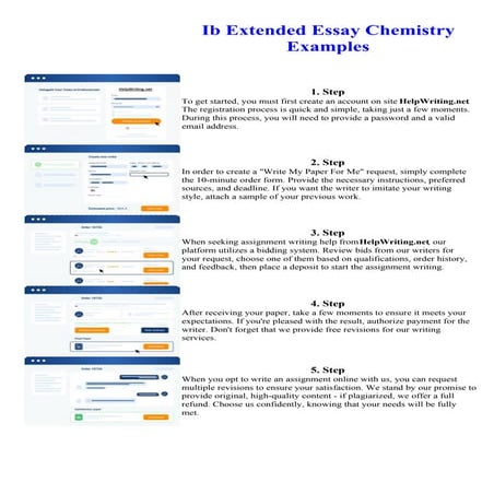 Ib Extended Essay Chemistry Examples. Online assignment writing service ...