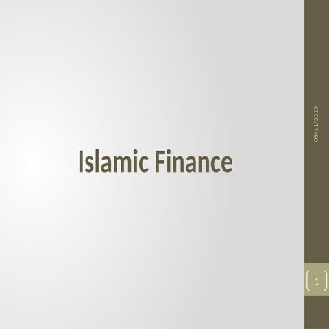 Islamic finance | PPTX