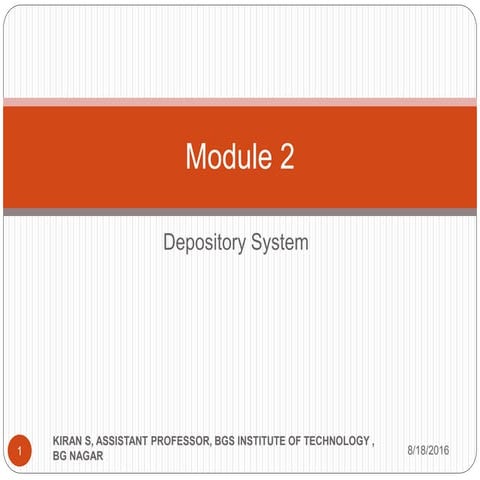 Ib&fs module 2 | PPT