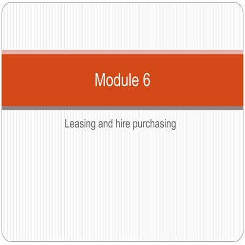 Ib&fs module 6 | PPTX