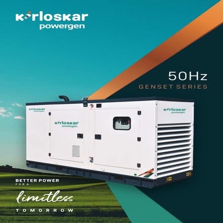 Kirloskar Gensets - Reliable and Efficient Power Solutions for Every Need | PDF