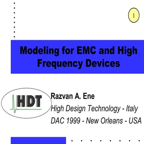 IBIS MODELING FOR WIDEBAND EMC APPLICATIONS | PPT