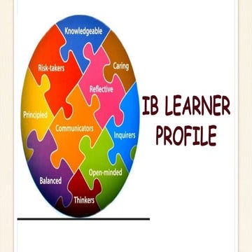 Ib learner profile | PPTX | Educational Assessment | Education