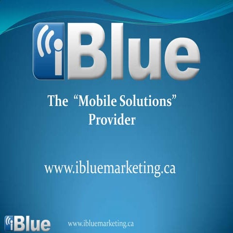 iBlue Presentation | PPTX