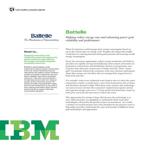 IBM BATTELLE | PDF