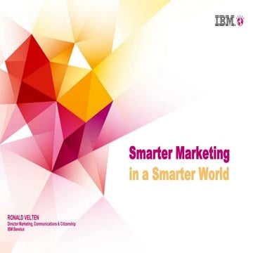 IBM CMO Study @ B2BGS | PPTX