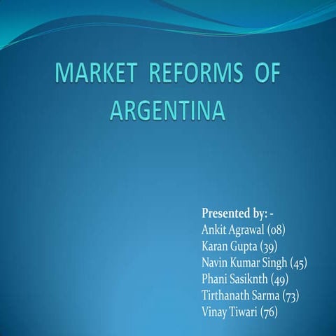 Chilean economy reforms:1975-2000 | PPT
