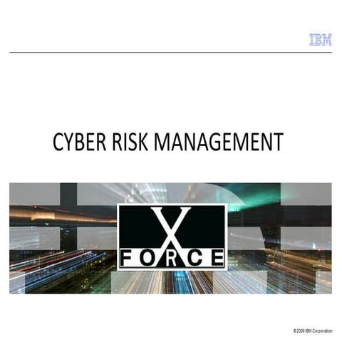 Ibm risk management-snap-shot | PPT