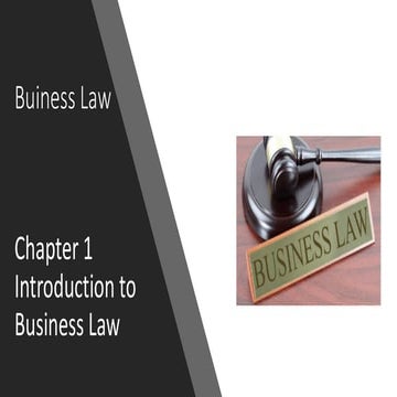 IBM_280_Lecture Notes_01.pdf Business law | PDF | Business | Business ...