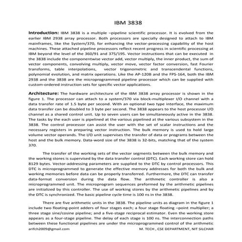 Ibm 3838 | DOCX