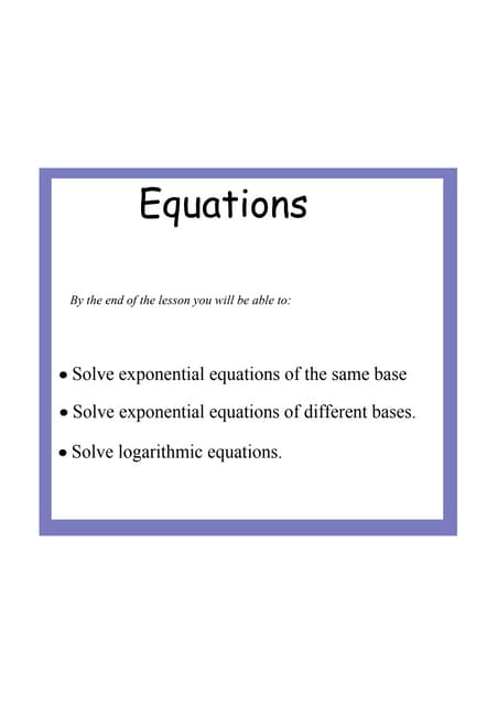 Ib maths sl log change of base | PDF