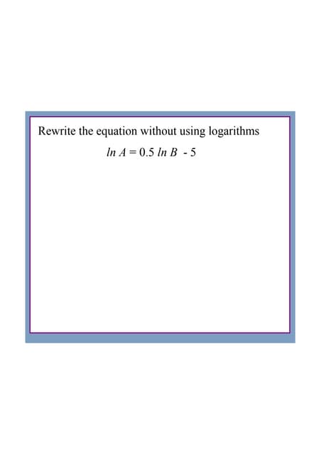 Ib maths sl logarithms definition | PDF