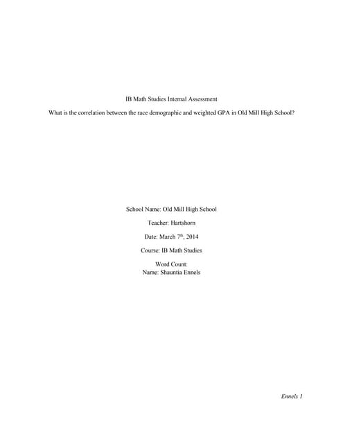 Top six mistakes made in IB Math Internal Assessment | PDF | Educational Assessment | Education