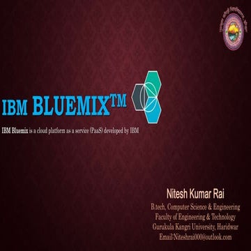Ibm Bluemix Ppt