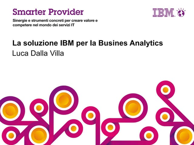 IBM Business Analytics | PPT IBM Business Analytics | PPT